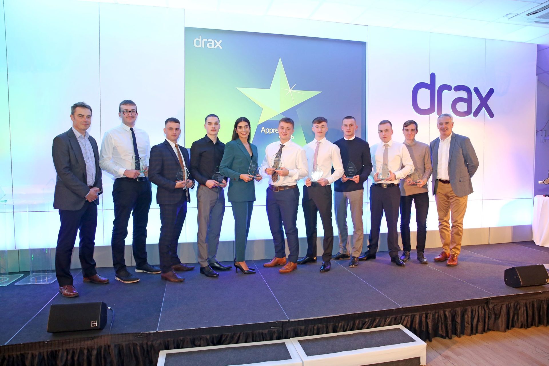 Glasgow apprentices win top prizes and Drax awards - Drax UK