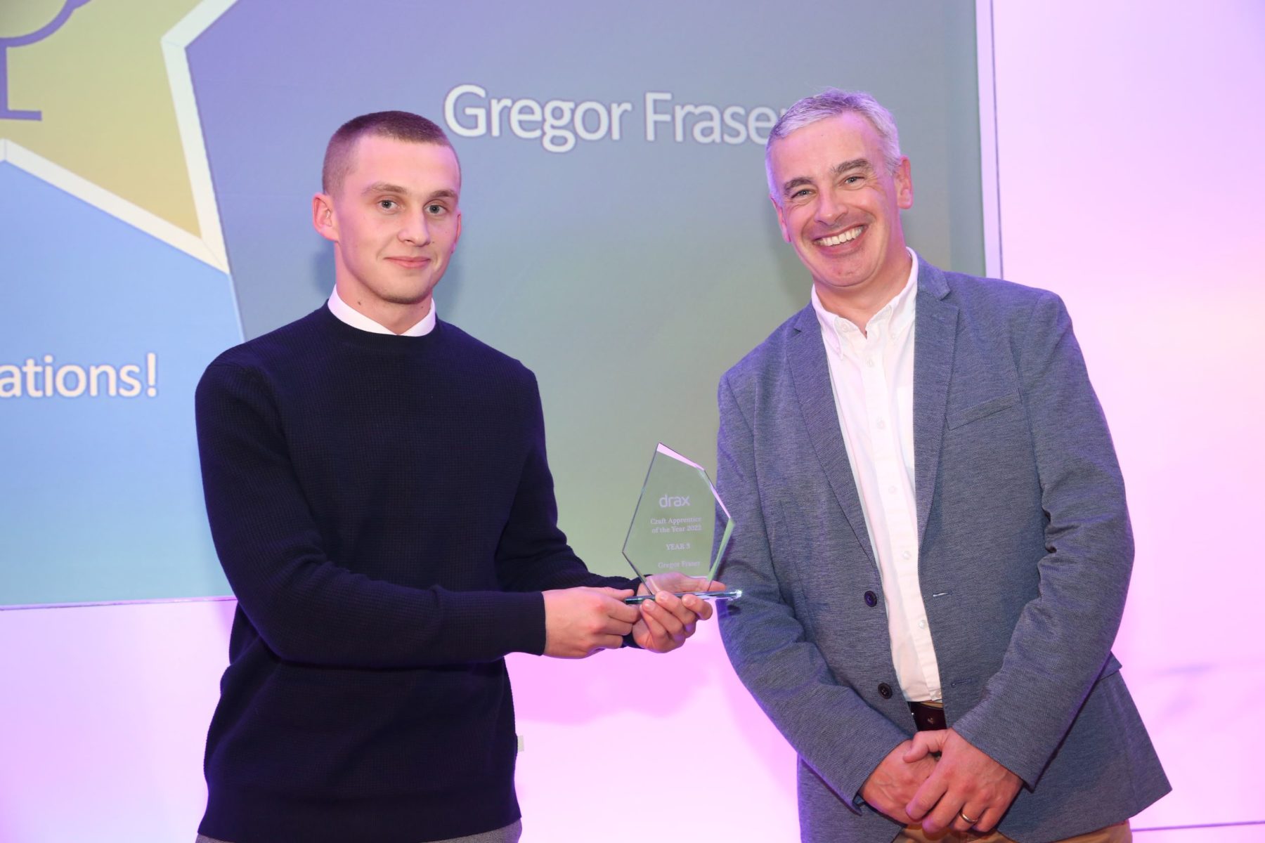 Glasgow apprentices win top prizes and Drax awards - Drax UK