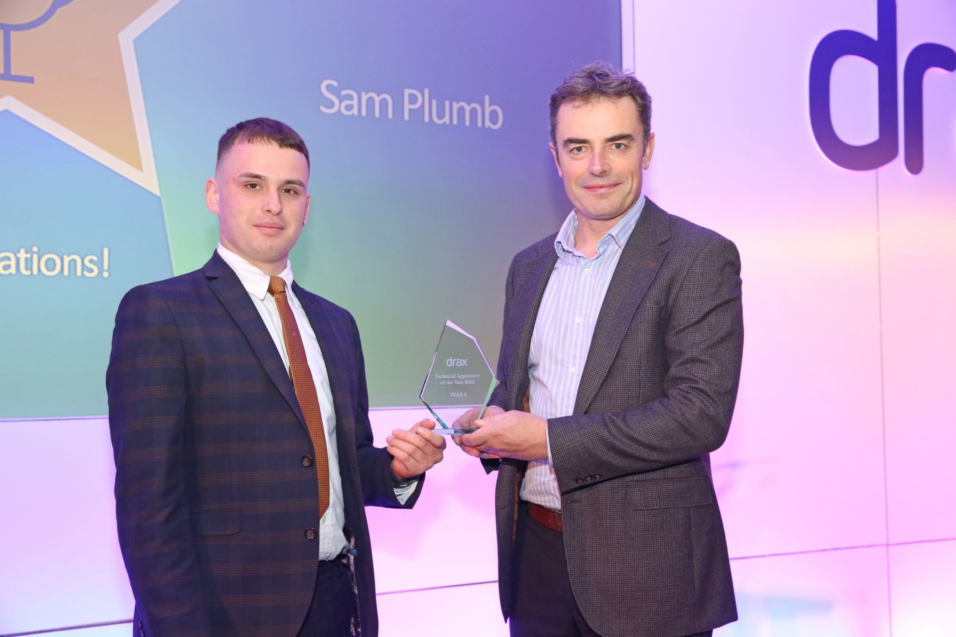 Third generation Drax technician wins hat trick of awards - Drax UK