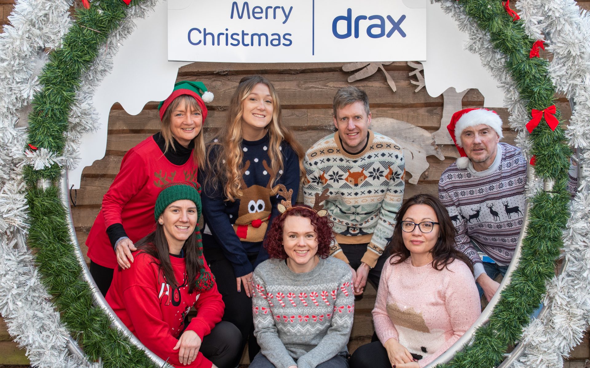 Families enjoy festive fun at Drax's Skylark Centre and Drax donates ...