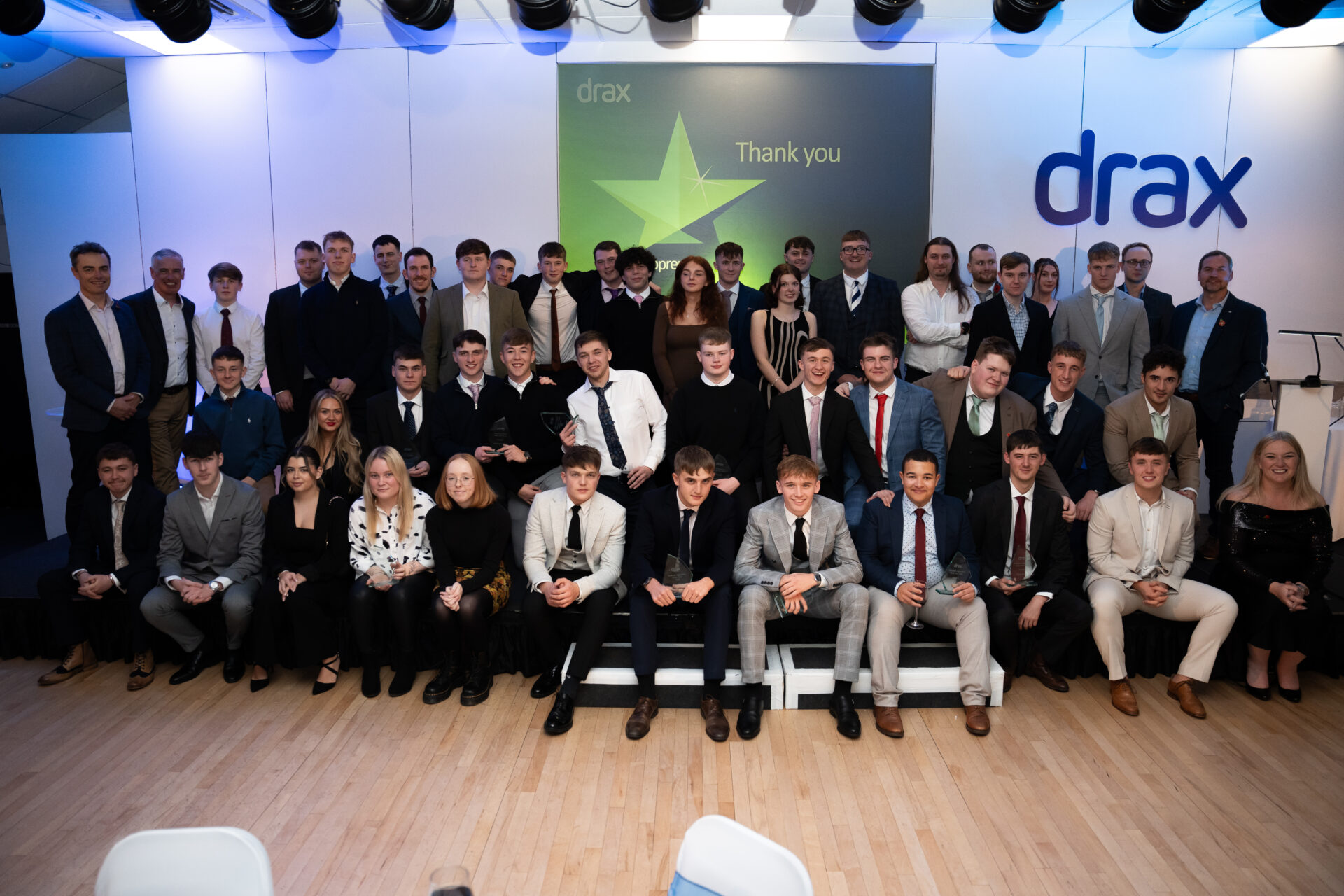Drax awards shine a light on young apprentice stars - Drax UK