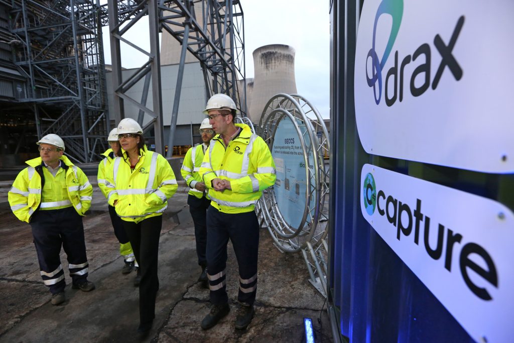 Energy and Clean Growth Minister visits innovative carbon capture pilot ...