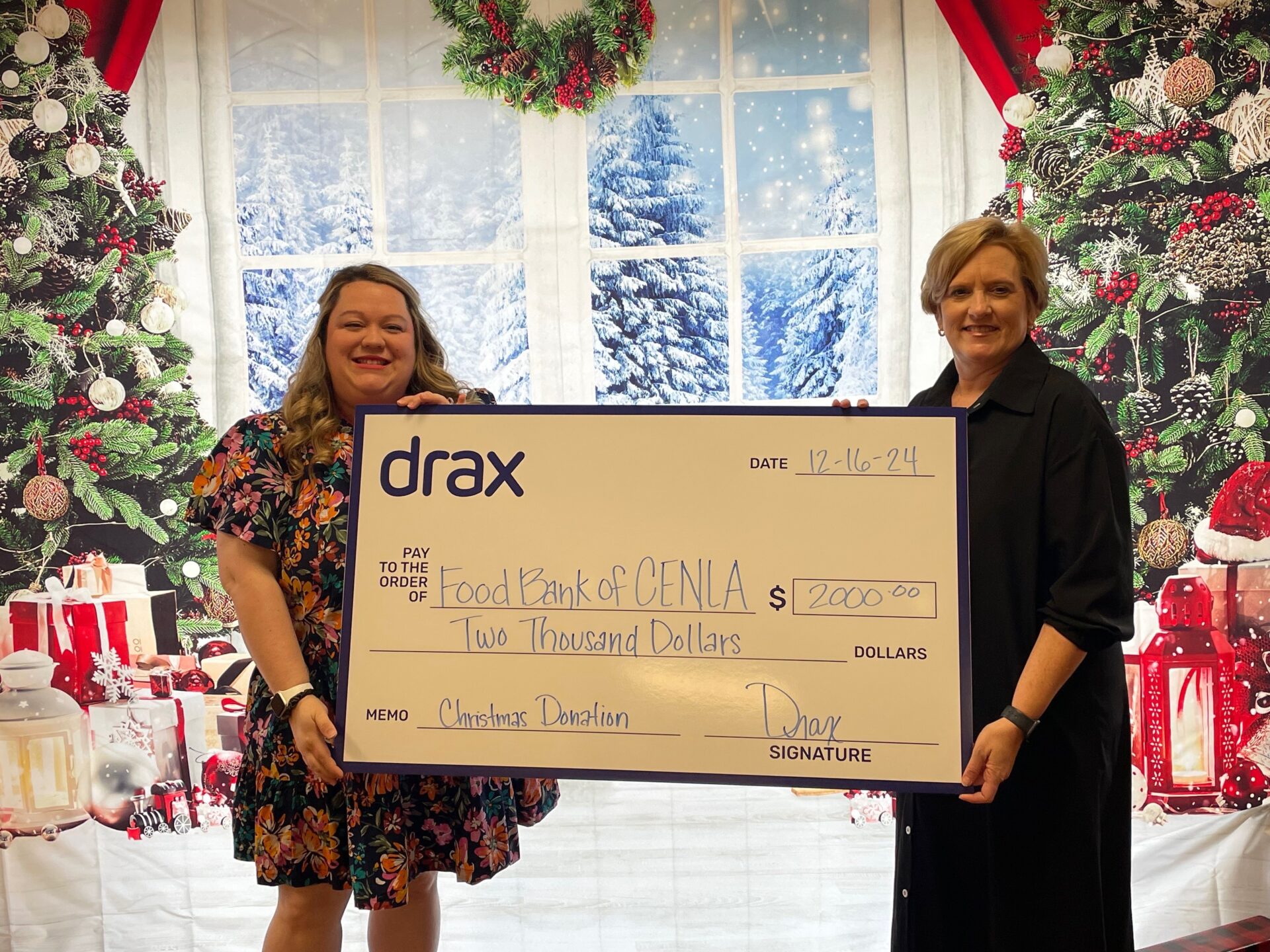 Drax donates $12,000 to food banks in US South - Drax US