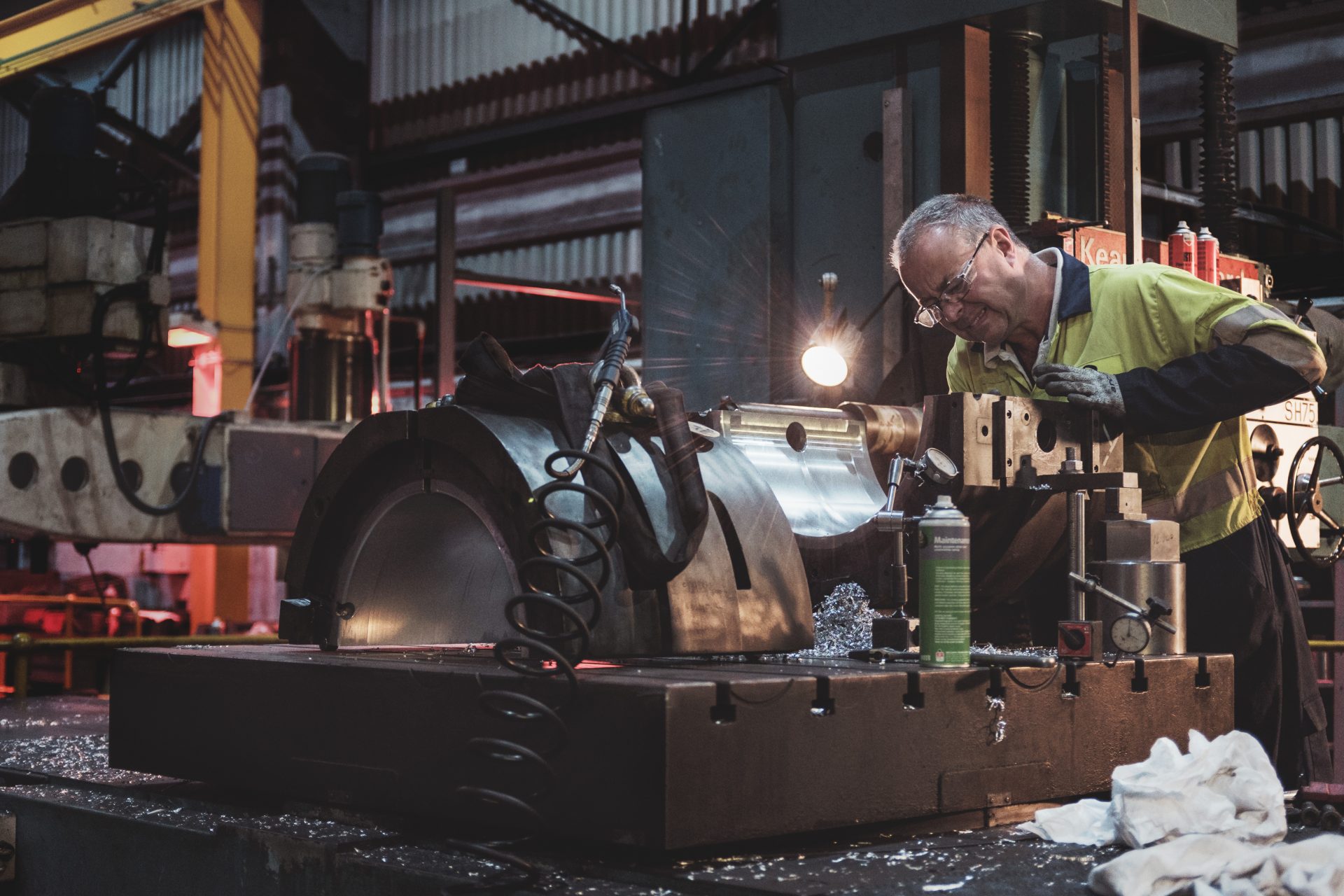 Inside the machine shop - Drax Global