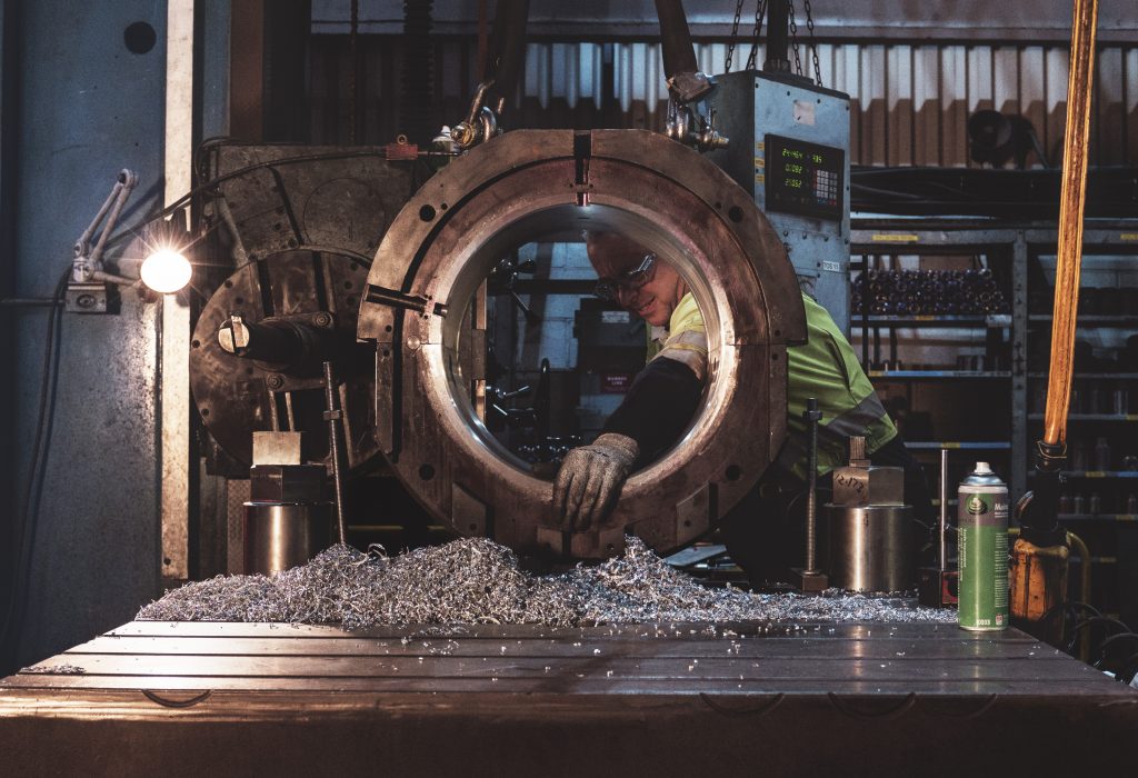 Inside the machine shop - Drax Global