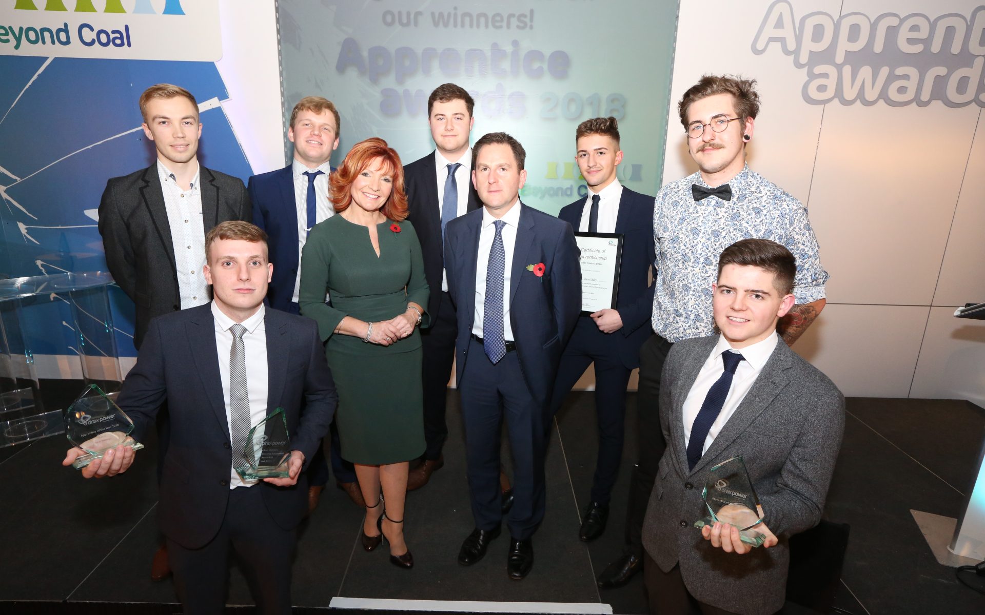 Drax apprentices shine at awards - Drax Global