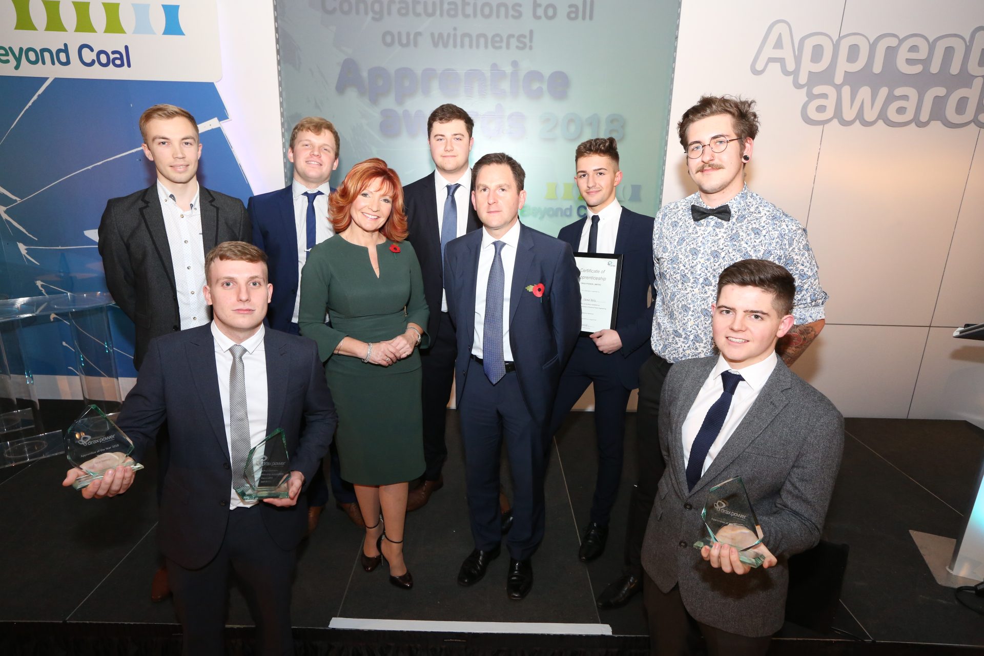 Drax apprentices shine at awards - Drax Global