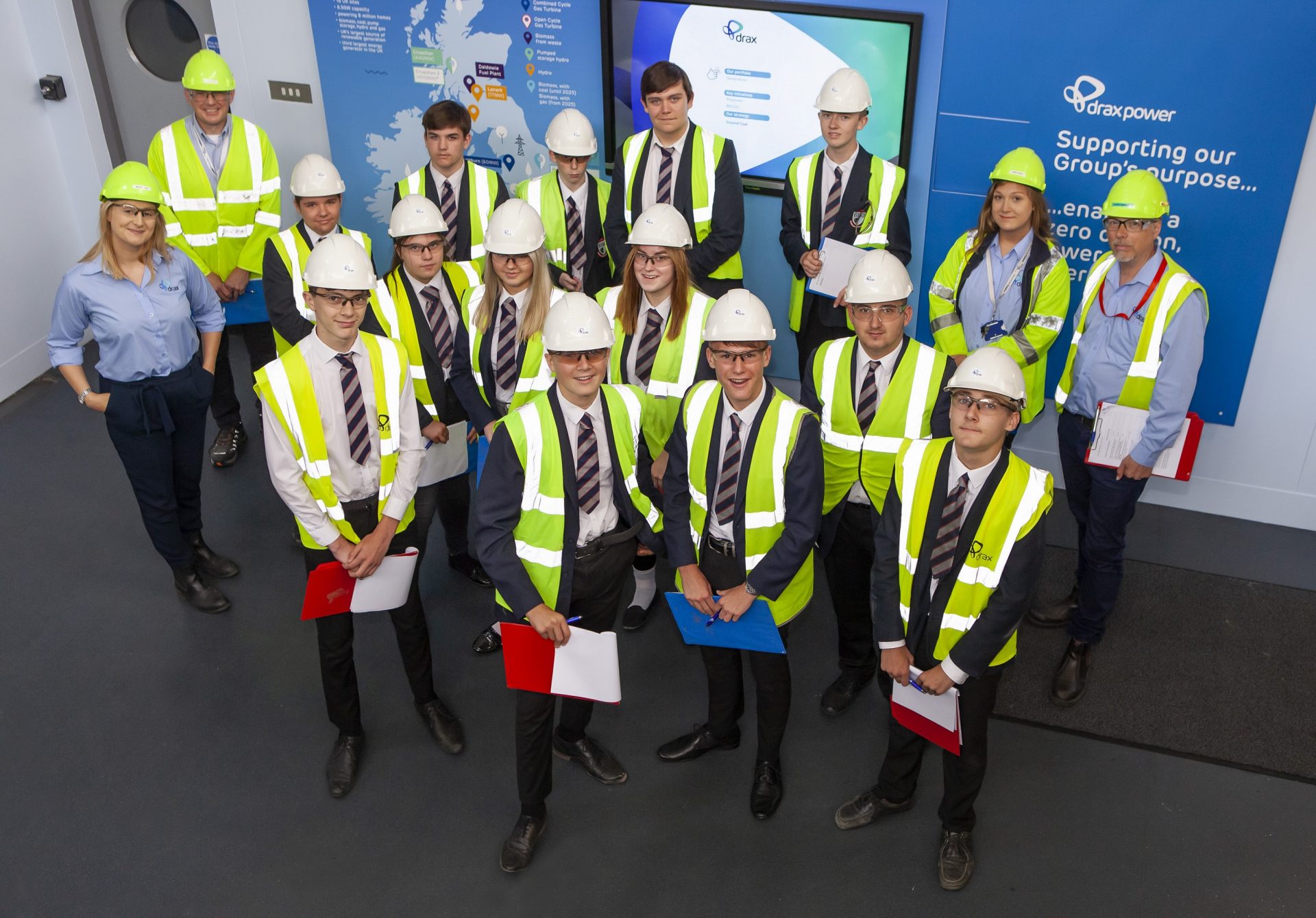 Secondary pupils learn new skills at Drax - Drax Global