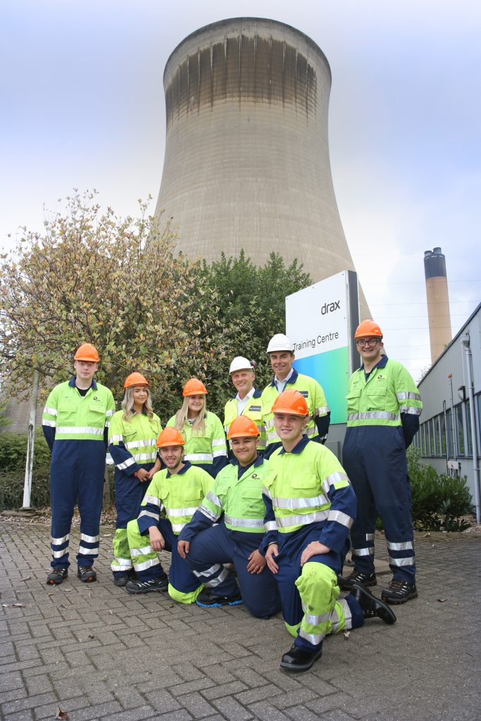 'Renewable energy apprentices' kickstart careers at Drax - Drax Global