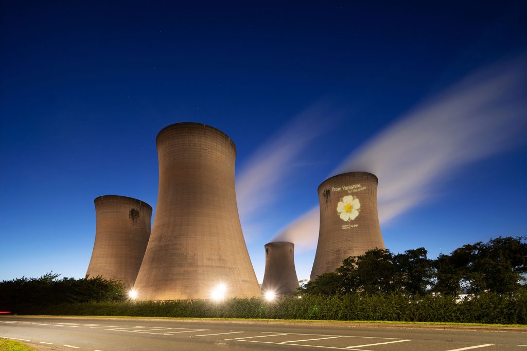 Drax Power Station shines a white rose across Yorkshire - Drax Global