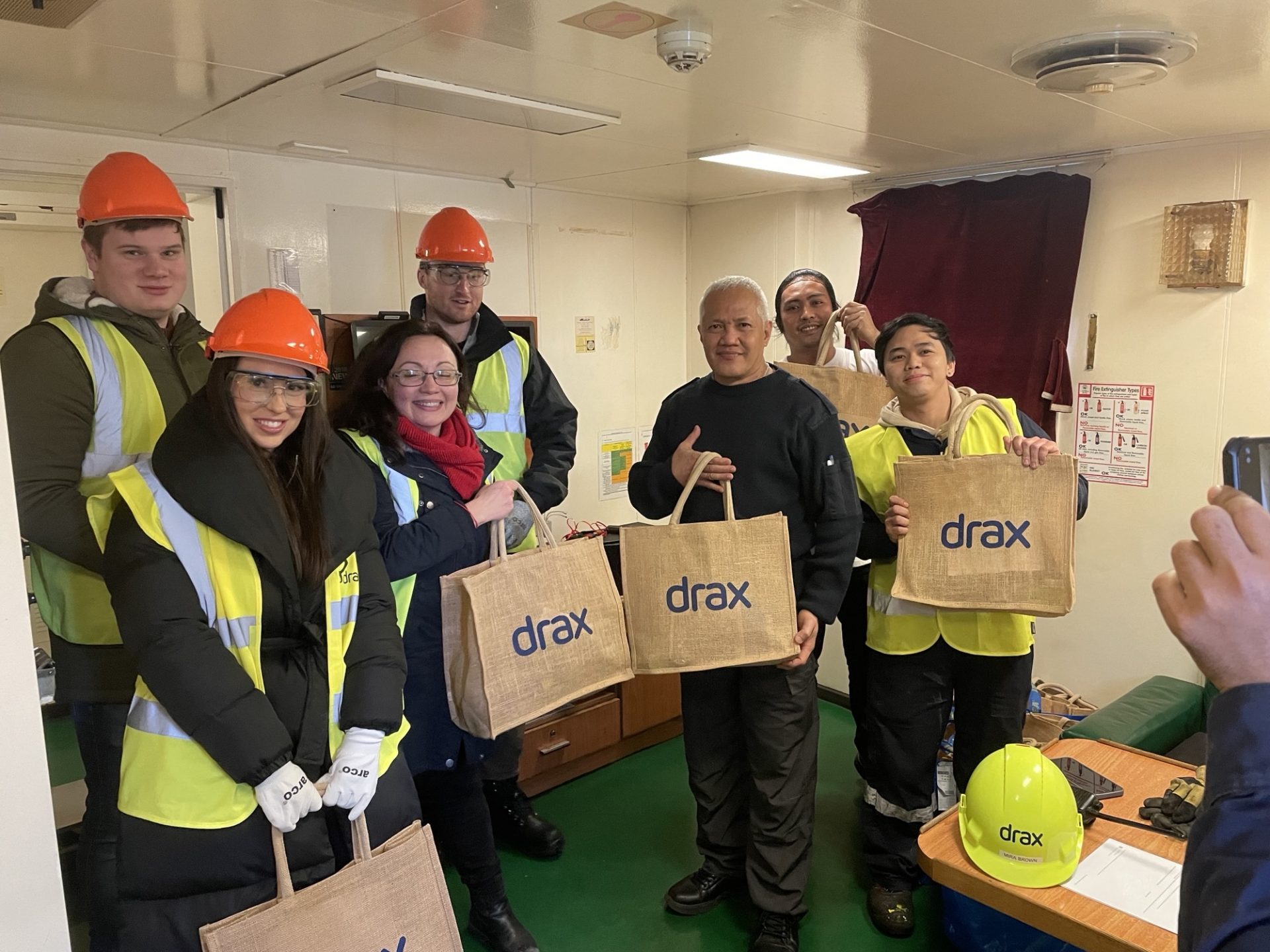 Drax anchors Christmas support for workers at sea - Drax Global