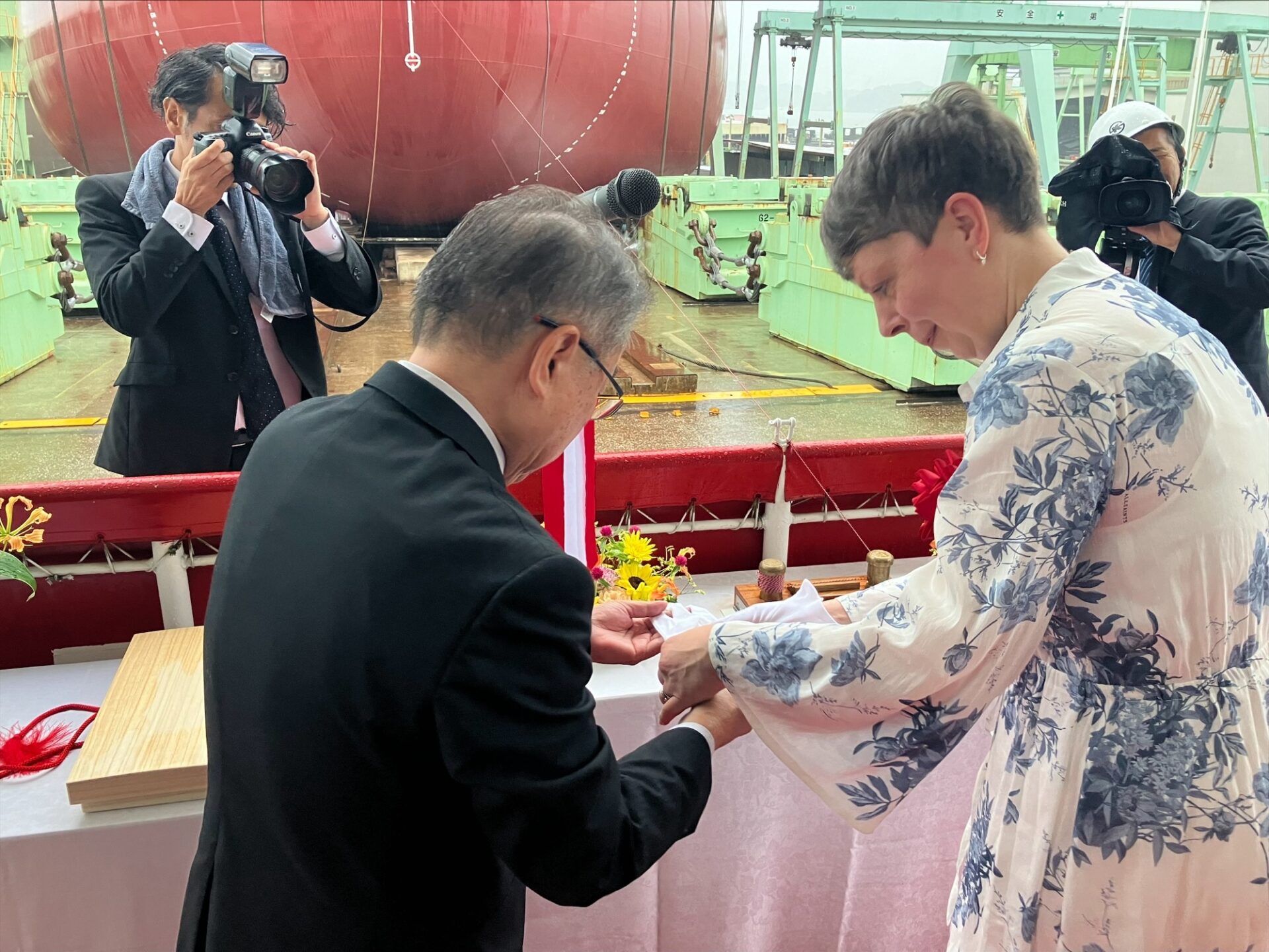 Drax launches new Ultrabulk ship, the 'Ultra Yorkshire', at ceremony in Japan - Drax Global