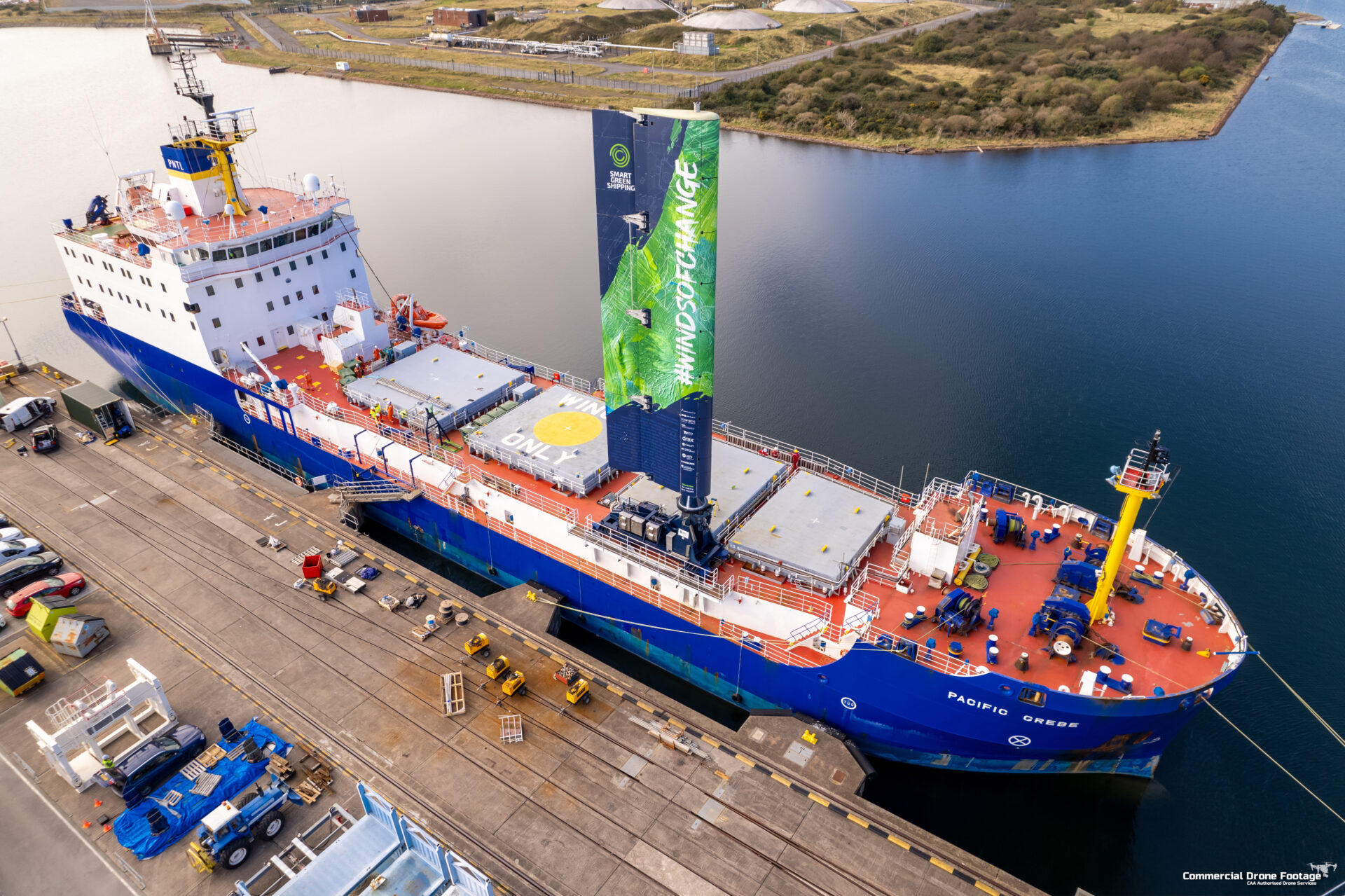 Drax provides £1m funding for groundbreaking Smart Green Shipping project - Drax Global