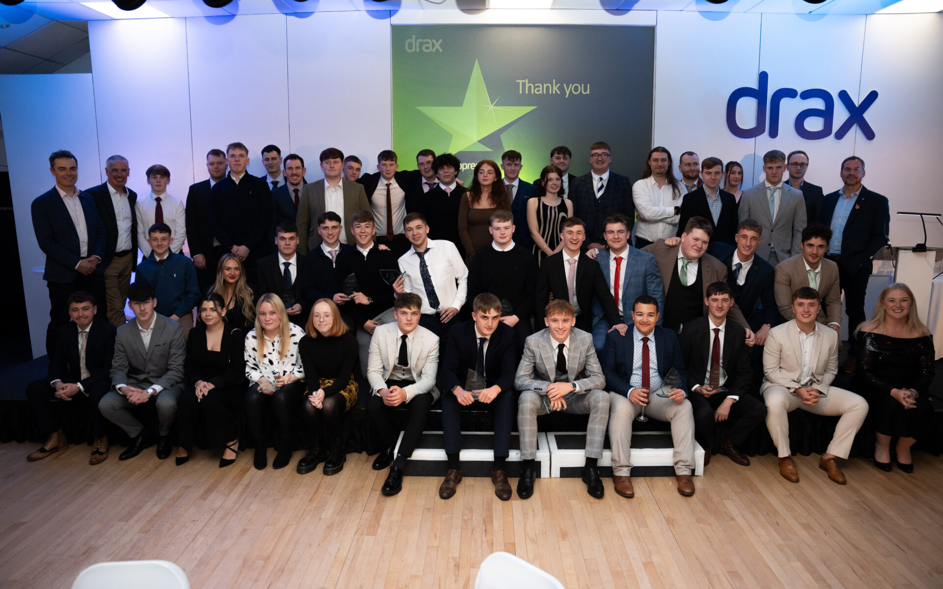 Drax awards shine a light on young apprentice stars - Drax Global