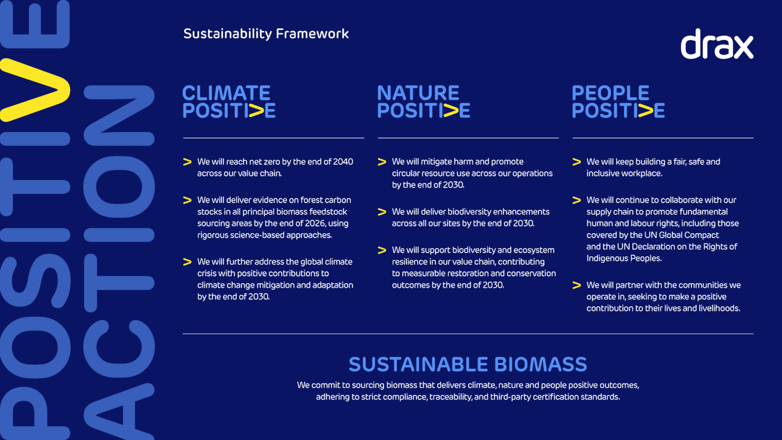 Drax launches enhanced approach to global sustainability - Drax Global